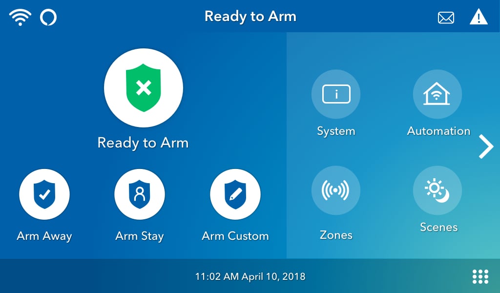 ADT Command Touchscreen Control Center