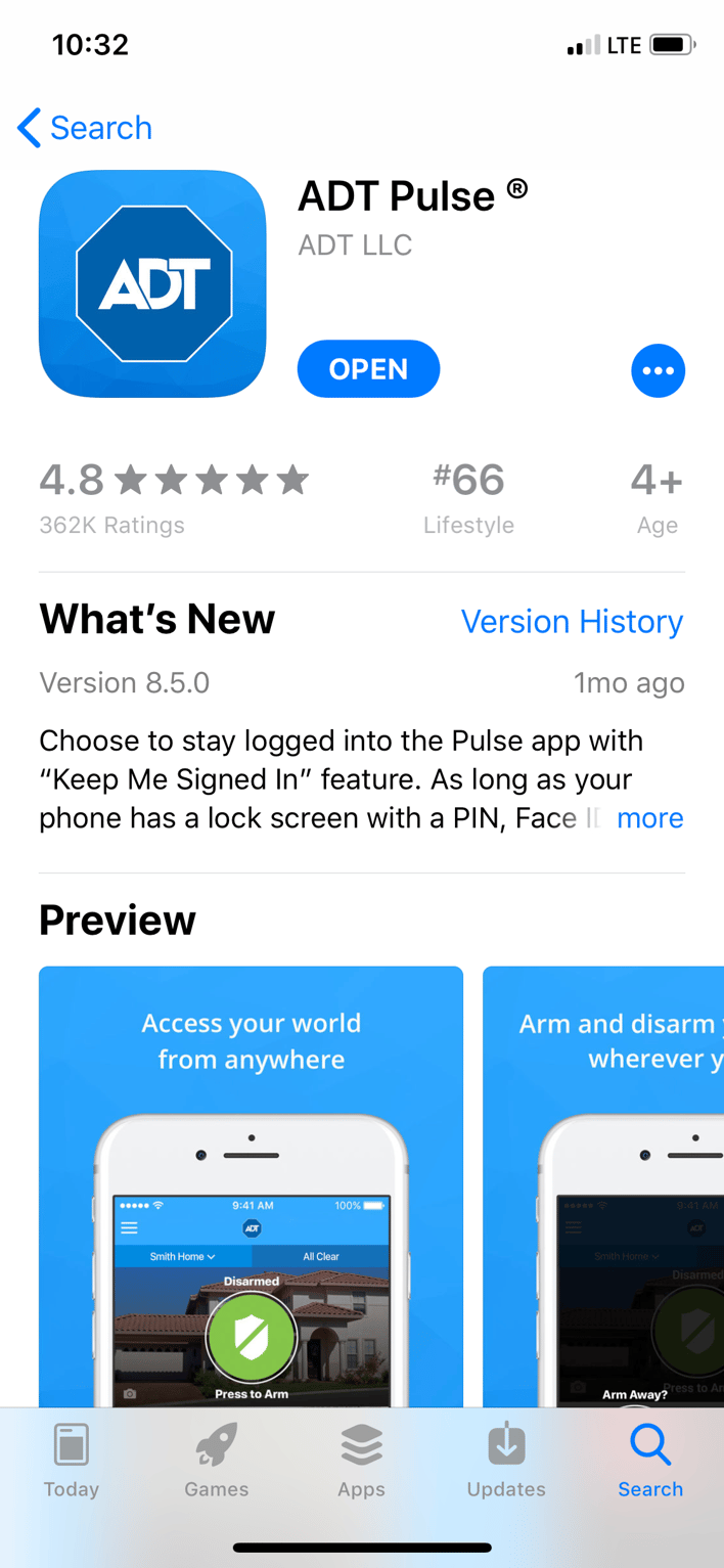 ADT Pulse App is the Highest Rated Smart Home Security Mobile App