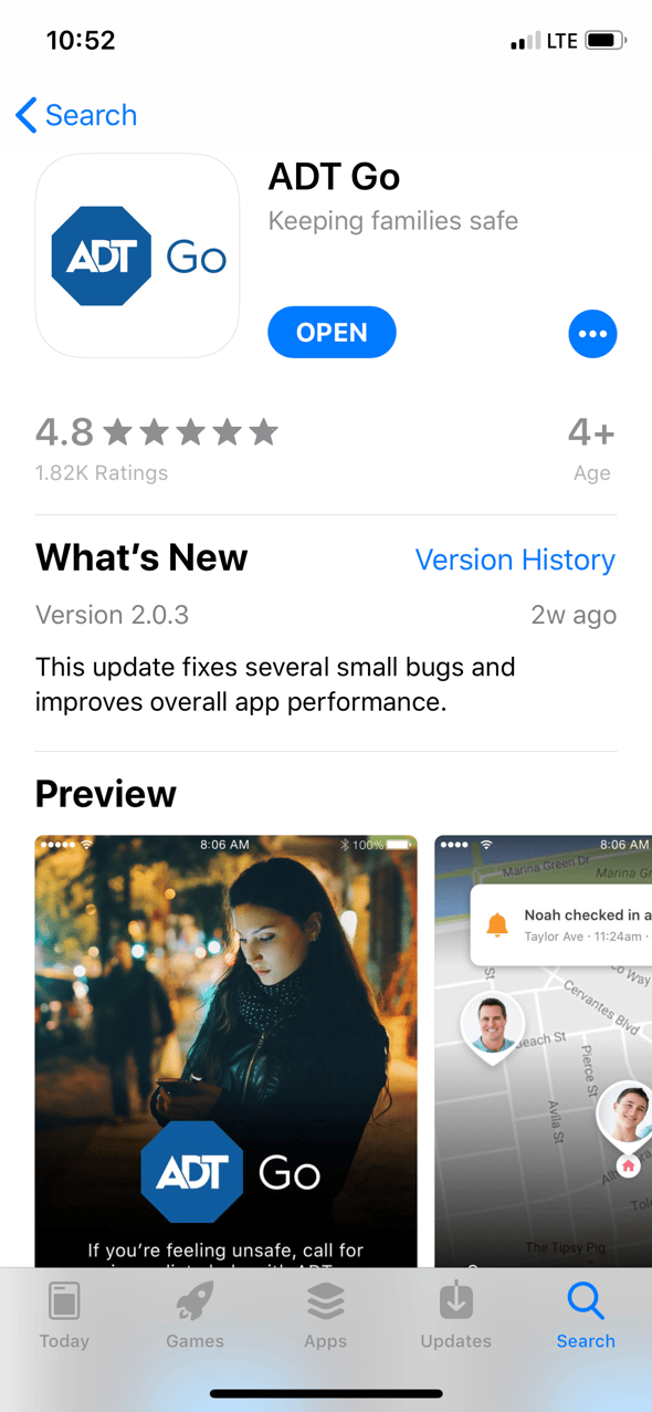 ADT Pulse App is the Highest Rated Smart Home Security Mobile App