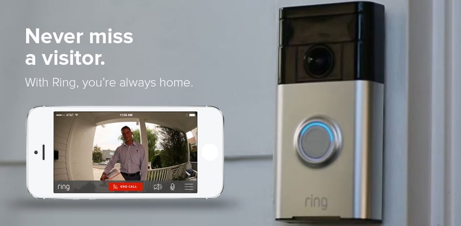 Control your ADT Pulse System via your Ring Doorbell App...